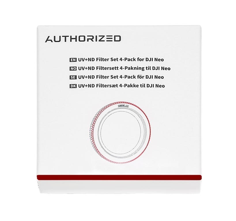 AUTHORIZED UV+ND Filter Set 4-Pack For DJI Neo|Authorized.no